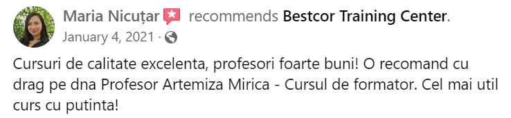 Curs Formator Acreditat Online - Bestcor.ro